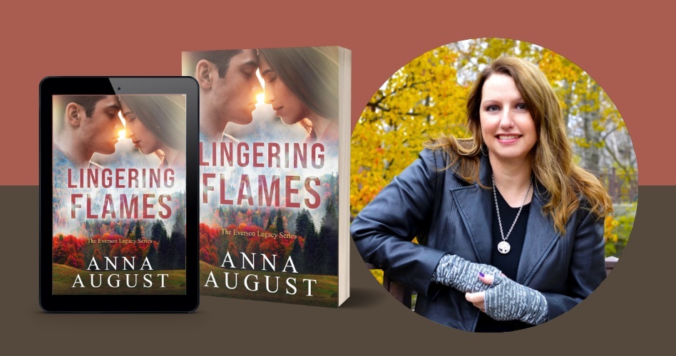 Romantic Suspense - Lingering Flames By Anna August - BookBuzz